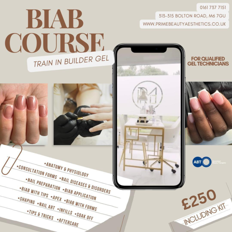 Biab Nail Course Training Course (Face to Face) - Prime Beauty & Aesthetics, Salford